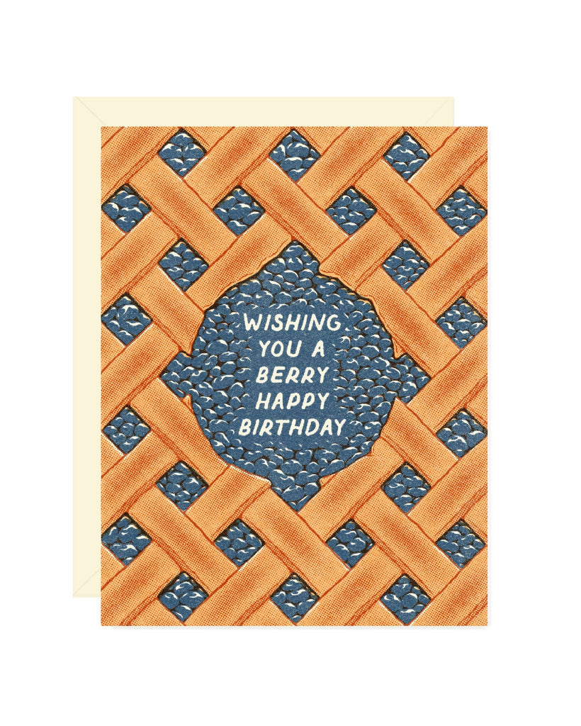 Blueberry Pie Birthday Card | Penelope's